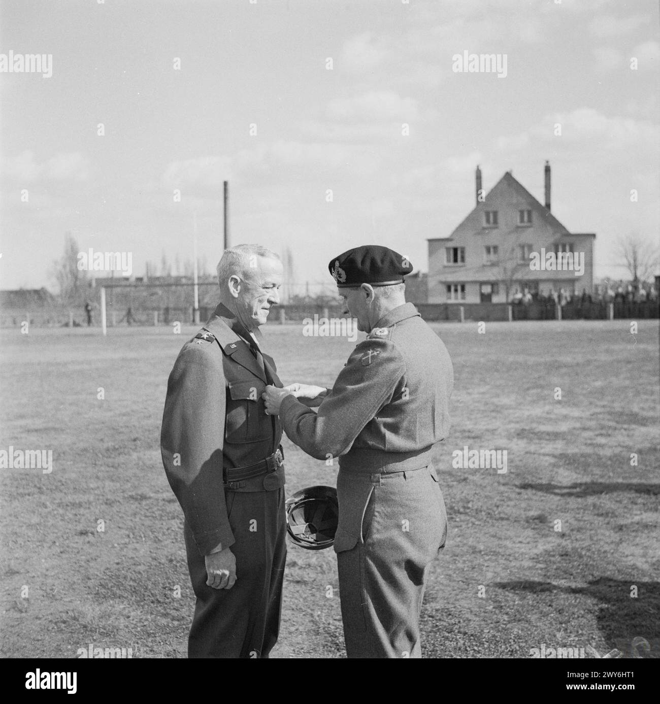 Lieutenant-General Courtney H. Hodges, deputy to General Omar Bradley ...