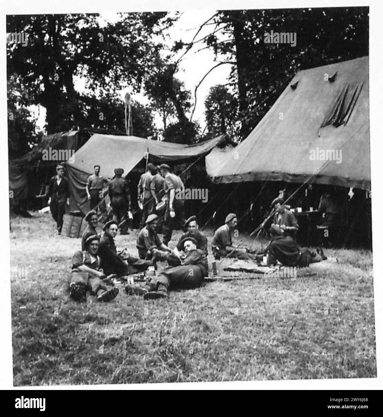 At a Corps headquarters in France, the British Army operated a ...