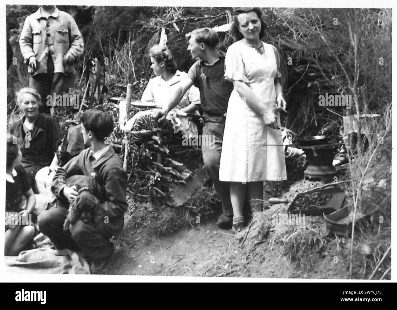 Hillside walls Black and White Stock Photos & Images - Alamy