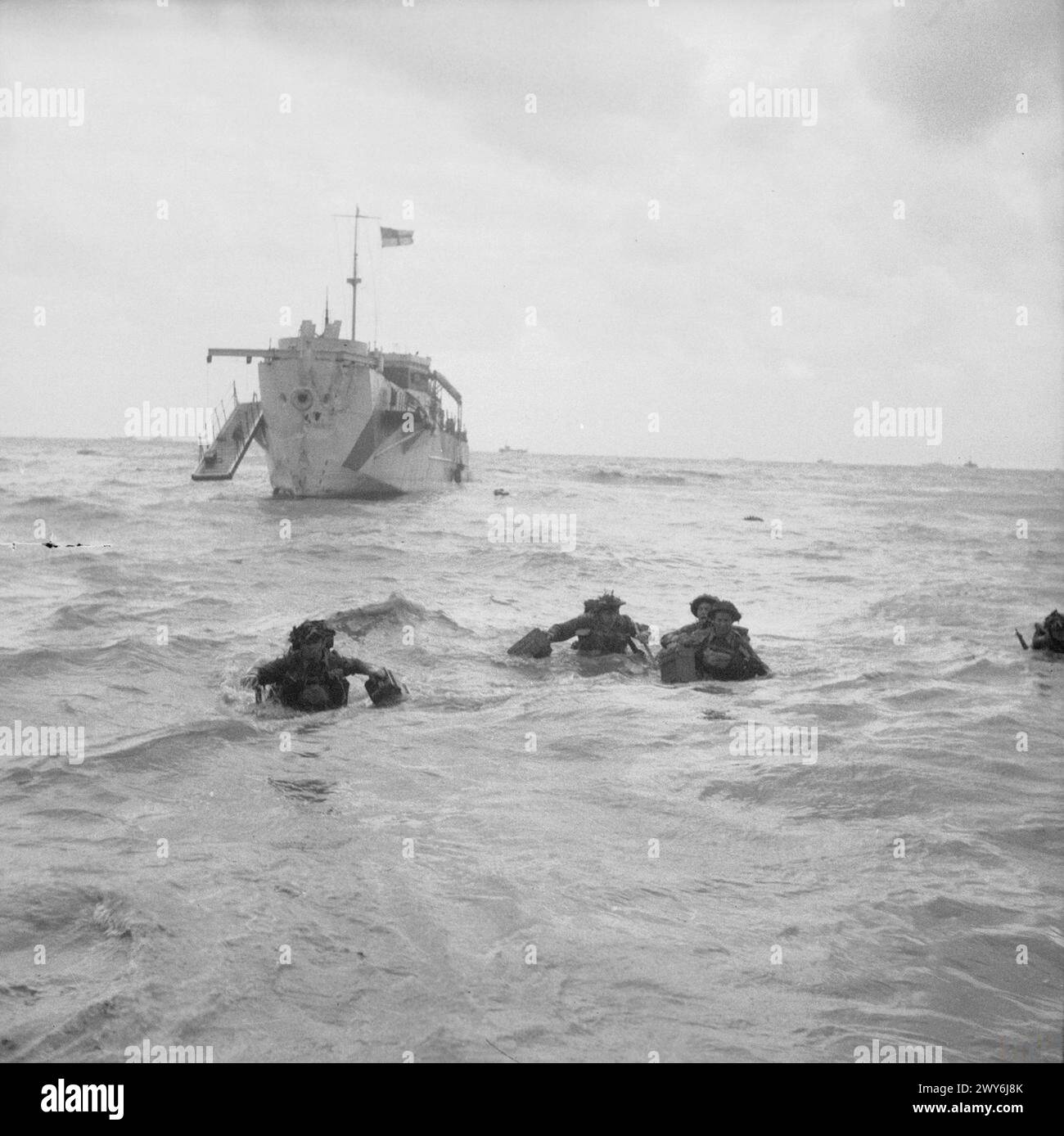 D-DAY - BRITISH FORCES DURING THE INVASION OF NORMANDY 6 JUNE 1944 ...