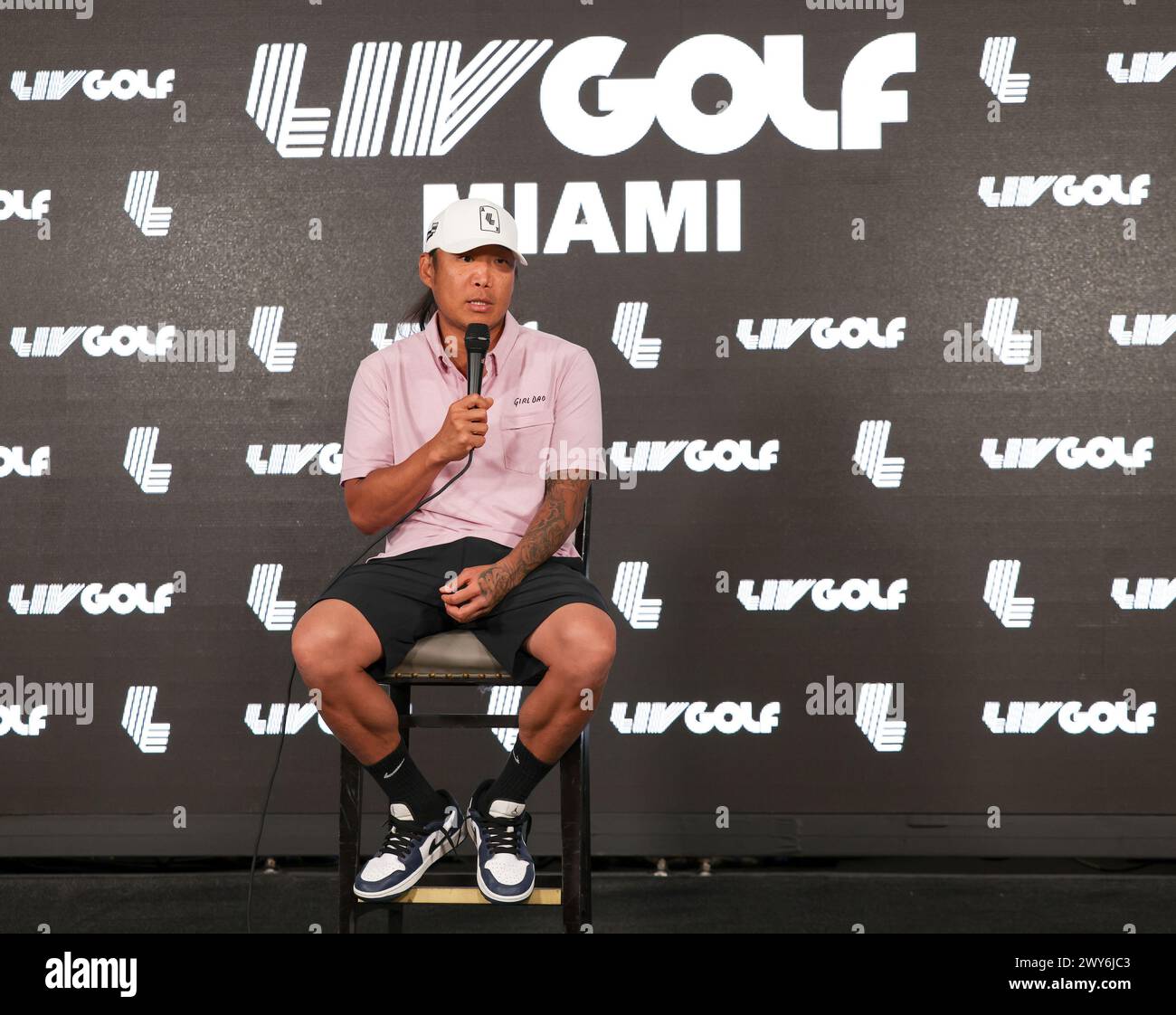 DORAL, FL-APRIL 4: Professional Golfer Anthony Kim is seen during the ...
