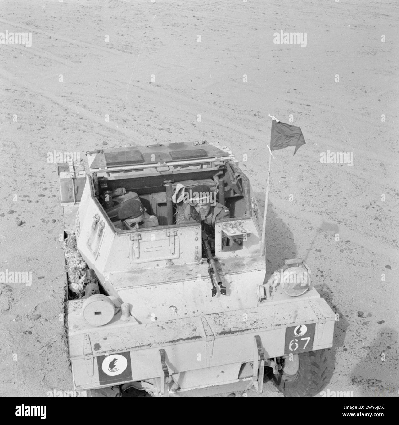 THE BRITISH ARMY IN NORTH AFRICA 1942 - Daimler scout car of 5th Royal ...