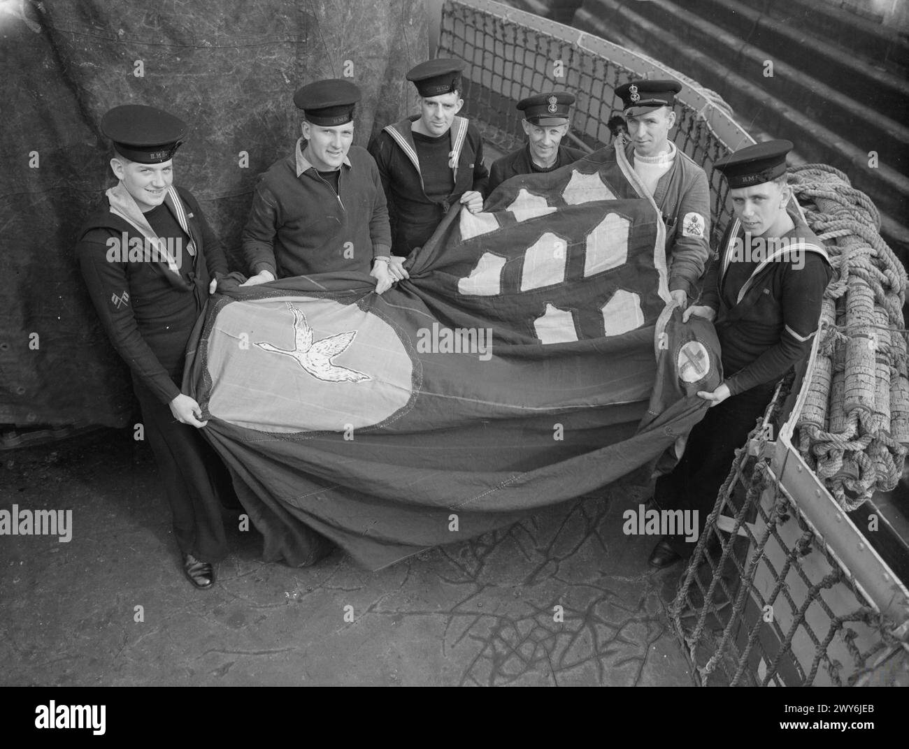 ATLANTIC BATTLE RECORD BREAKERS WELCOMED HOME. 3 AND 4 MARCH 1944 ...