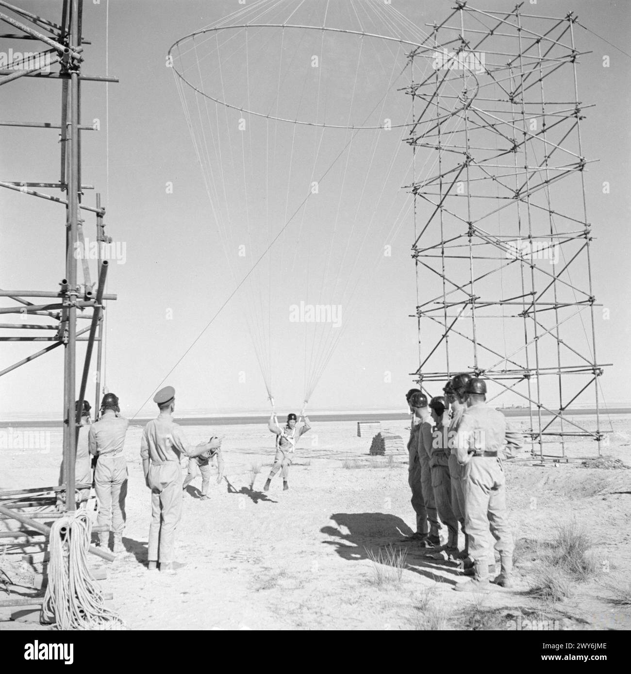 PICTURES OF THE SPECIAL AIR SERVICE: PARATROOPS IN TRAINING - The ...