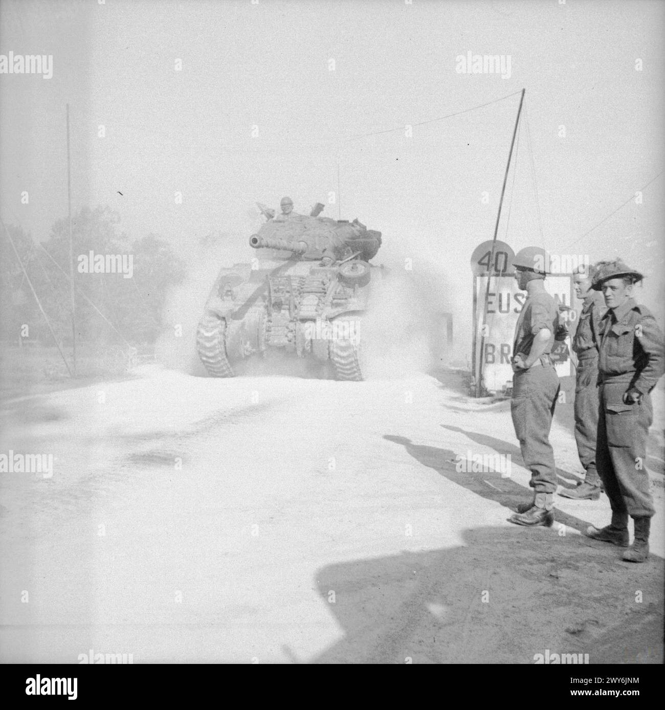 Sherman firefly crossing the bridge hi-res stock photography and images ...