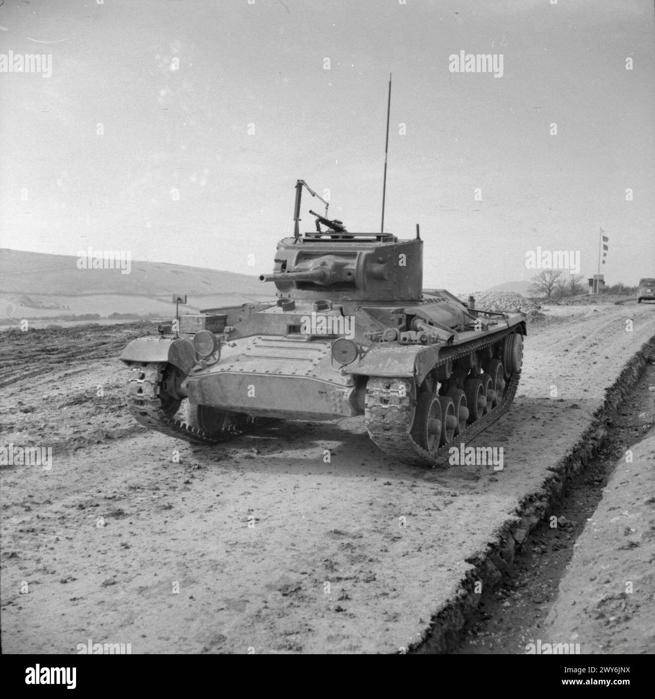 An Infantry Tank Mk III Valentine of the British Army is documented in ...