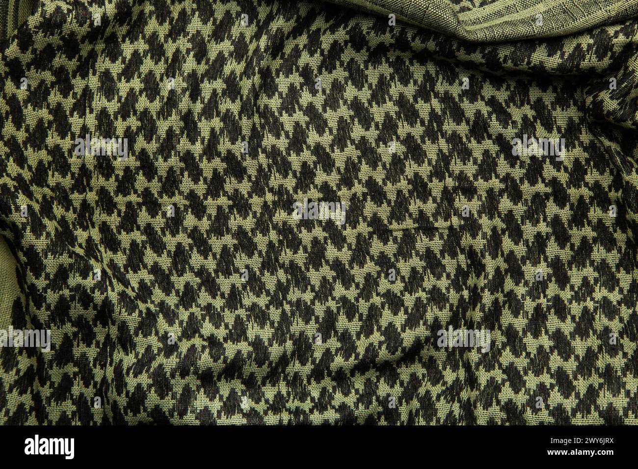 Keffieh scarf. The texture of the cotton traditional symbolic arabian ...