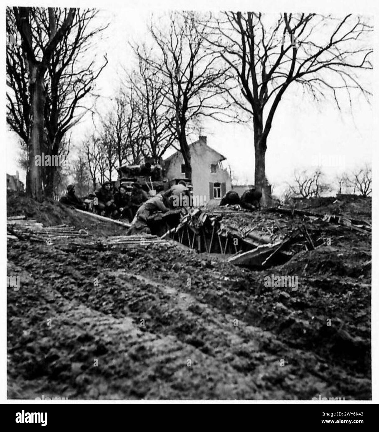 Fire ditch Black and White Stock Photos & Images - Alamy