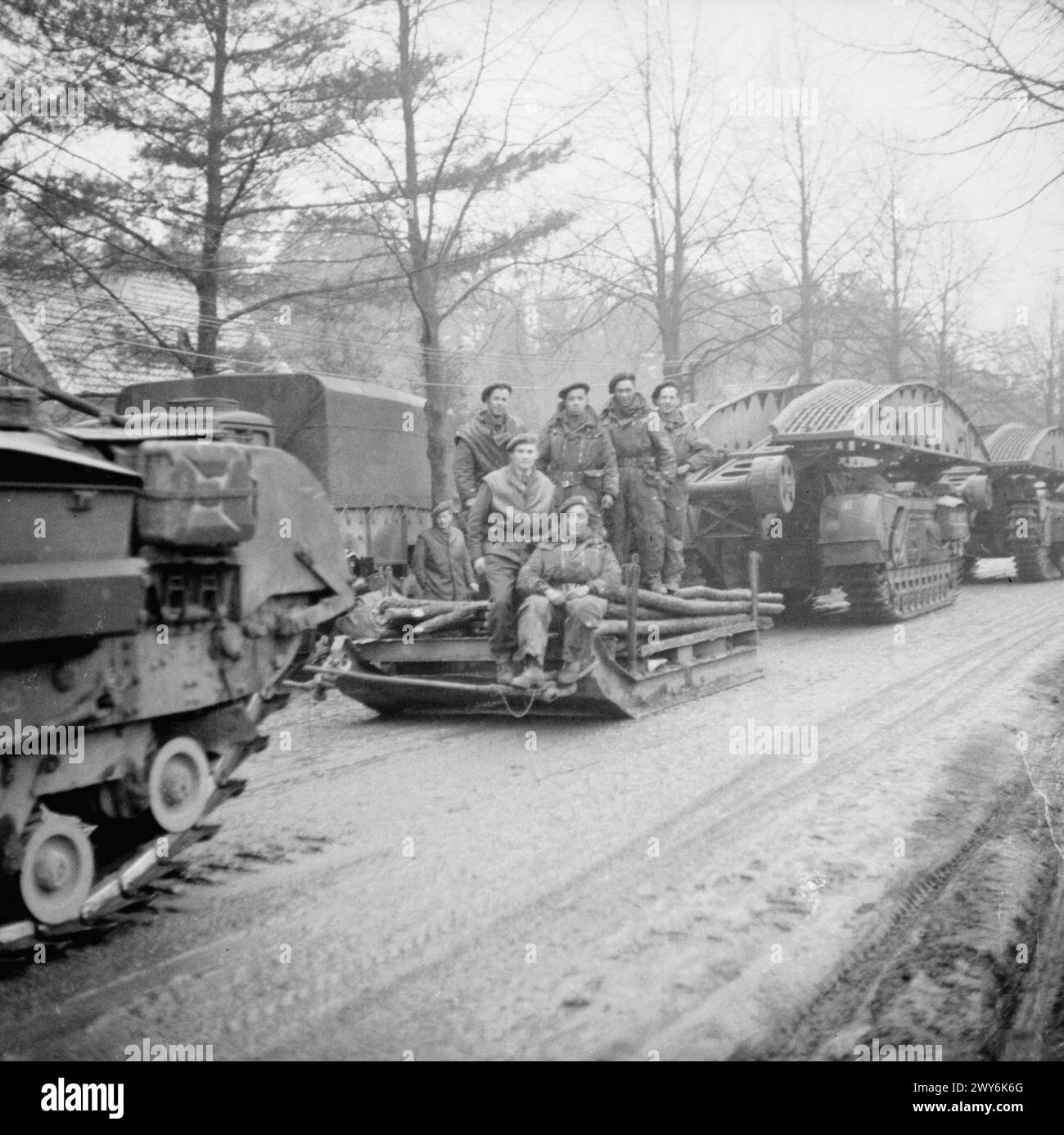 THE BRITISH ARMY IN NORTH-WEST EUROPE 1944-45 - Churchill bridgelayers ...