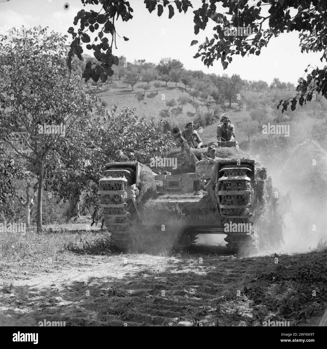 THE ITALIAN CAMPAIGN 1944 - Churchill tank of 1st Canadian Armoured ...