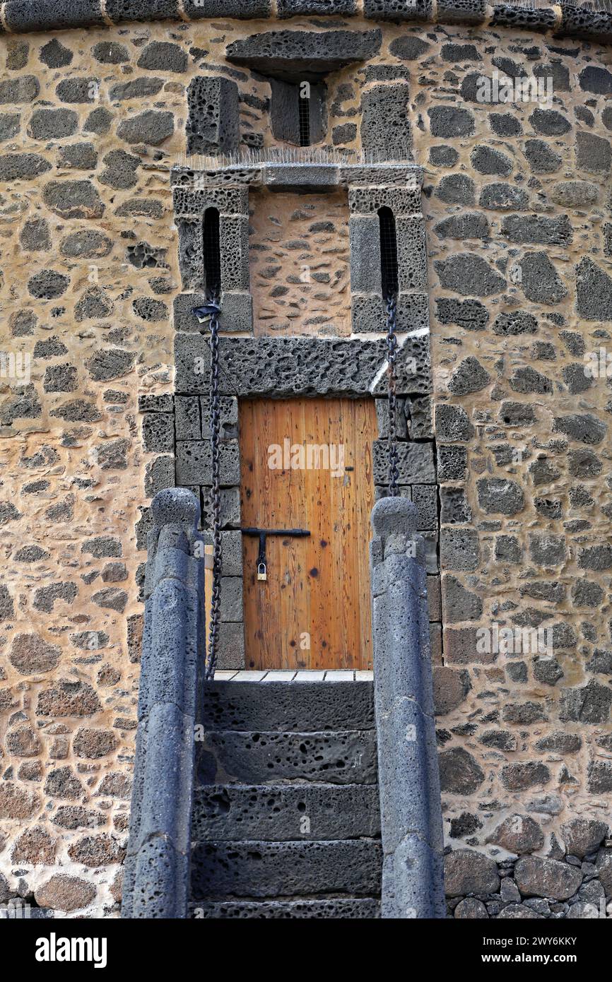 The newly renovated Torre del Toston fortified tower at El Cotillo ...