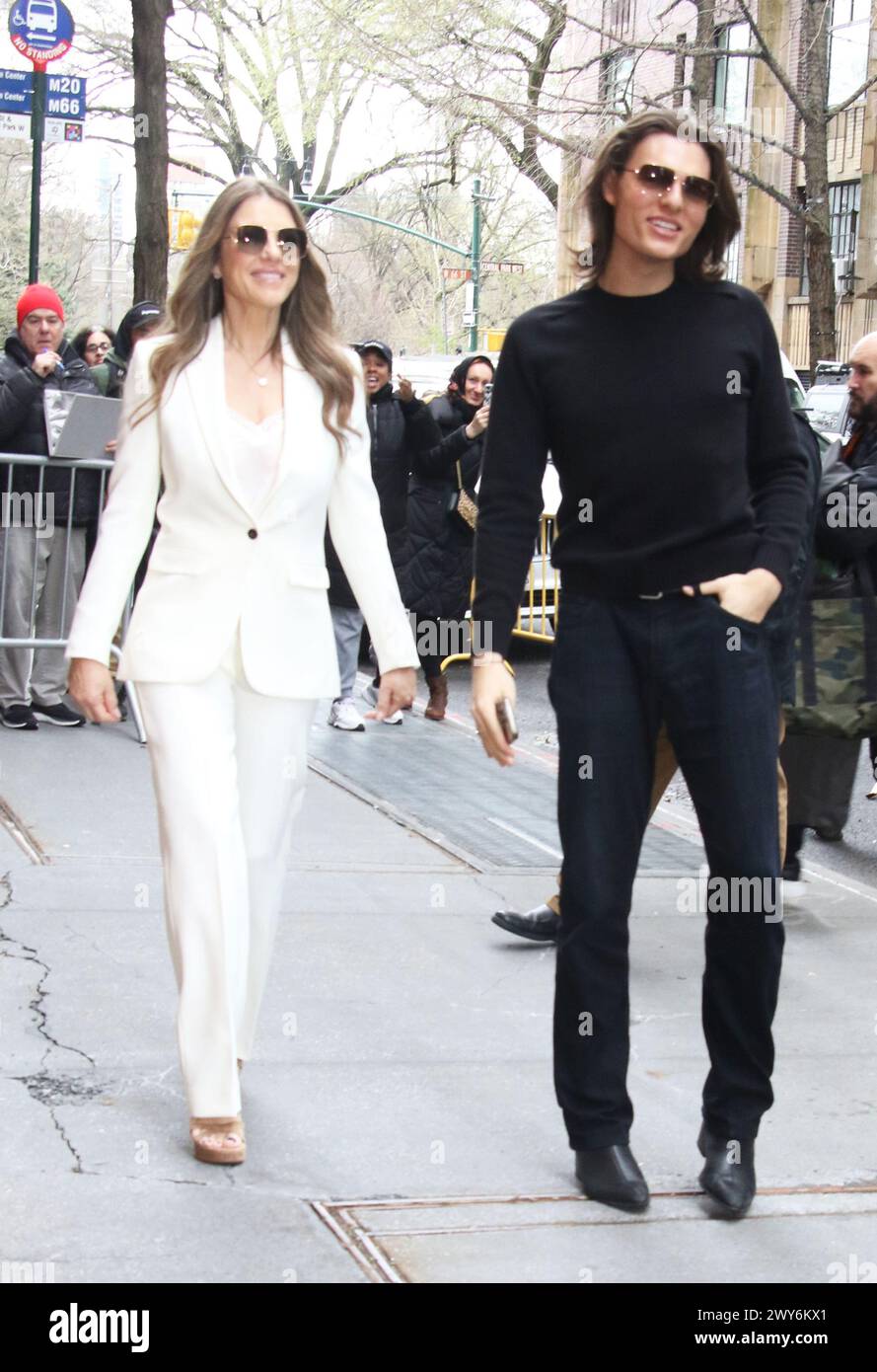 New York, NY, USA. 4th Apr, 2024. Elizabeth Hurley and Damian Hurley ...