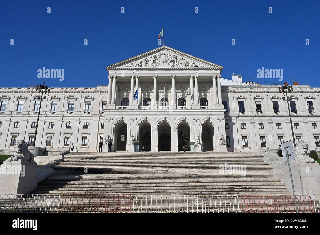 Portugal, Lisbon: São Bento Palace (Palacio de São Bento) in the city ...