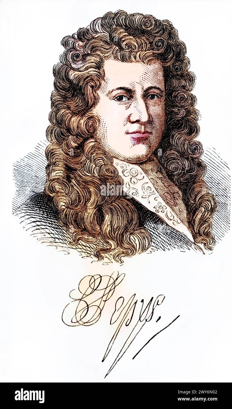 Samuel pepys writing his diary hi-res stock photography and images - Alamy