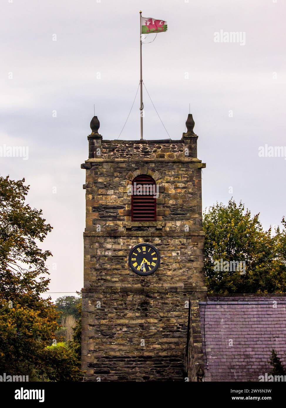 The Tower, built during the Victorian times, of the medieval St Collens ...