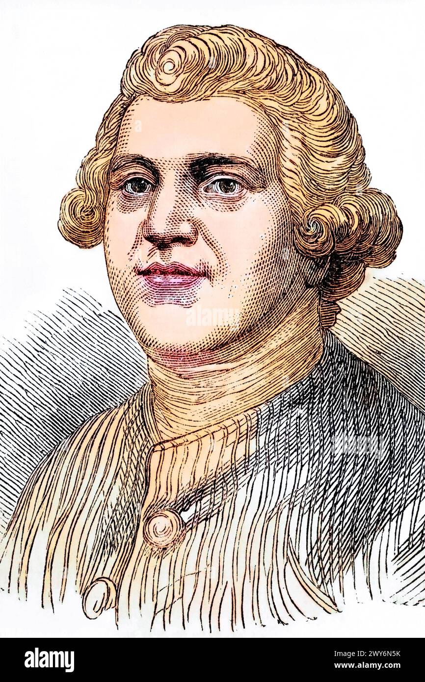 Josiah Wedgwood geb. 12. Juli 1730 in Burslem, Staffordshire, gest. 3 ...