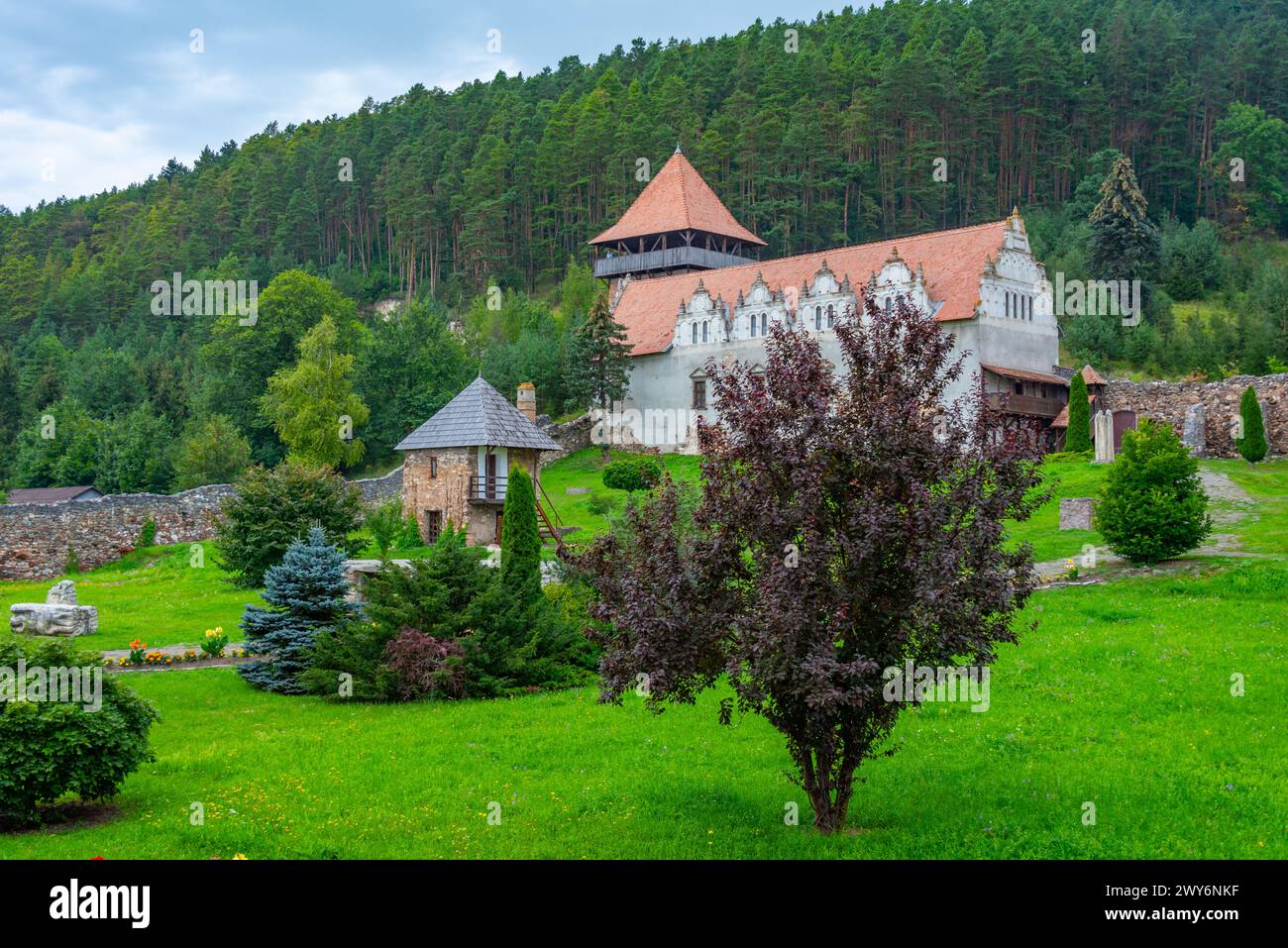 View of the Lazar castle in Lazarea, Romania Stock Photo - Alamy