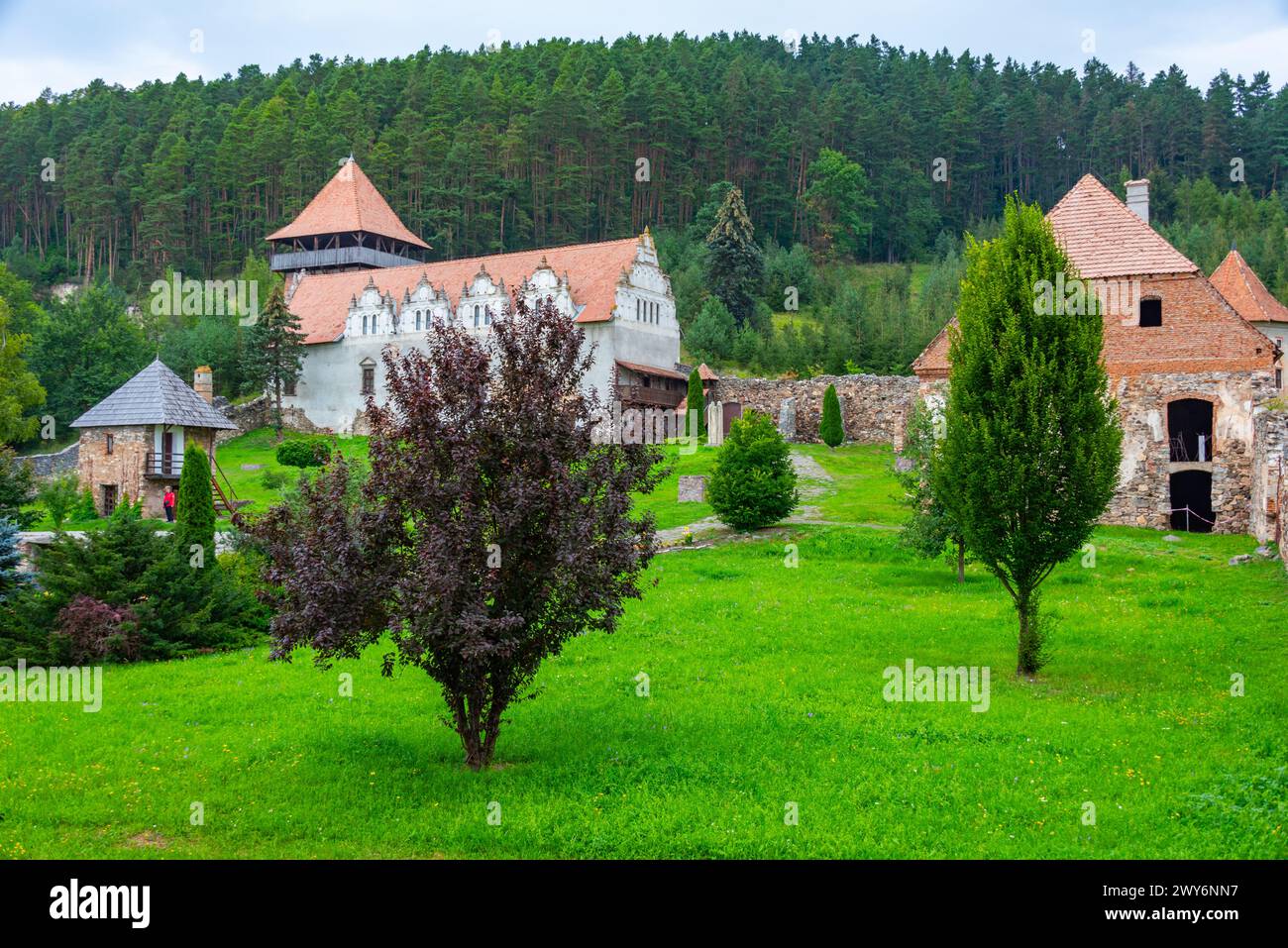 View of the Lazar castle in Lazarea, Romania Stock Photo - Alamy