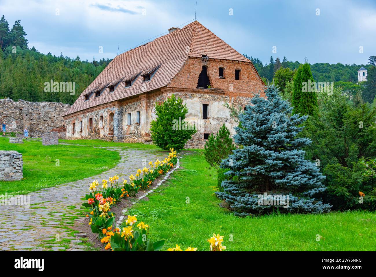 View of the Lazar castle in Lazarea, Romania Stock Photo - Alamy
