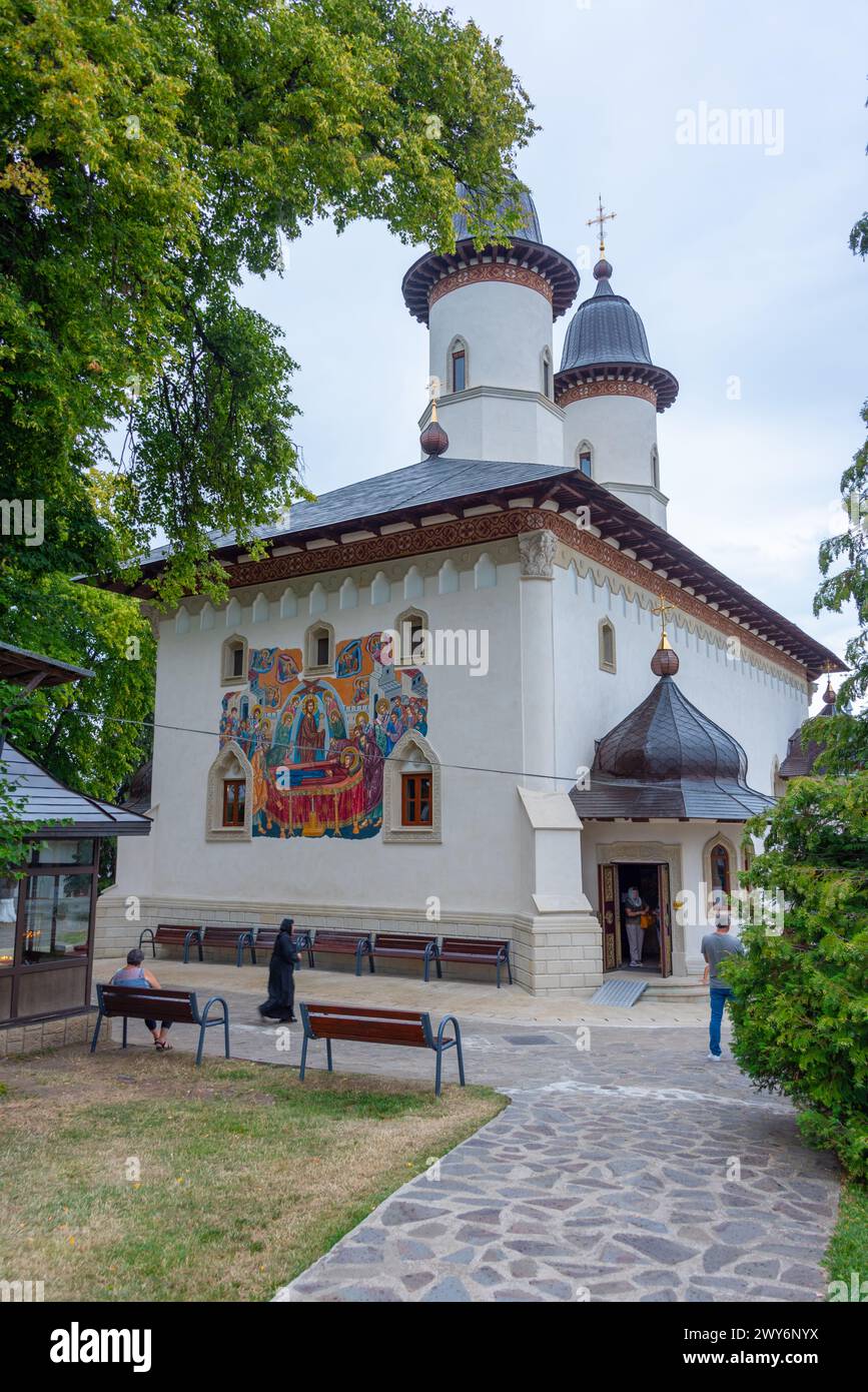 Varatec monastery during a cloudy day in Romania Stock Photo - Alamy