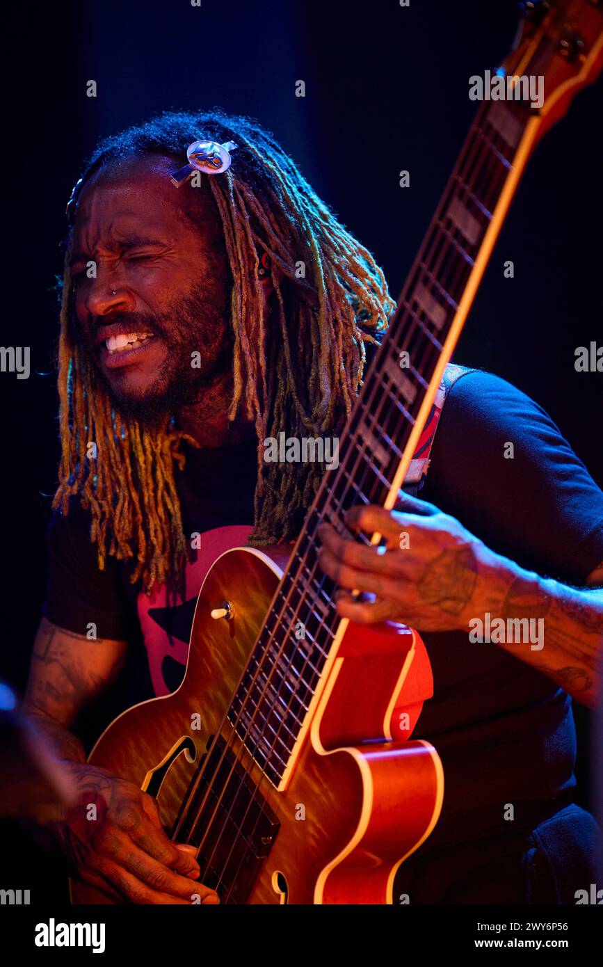 London, United Kingdom. 3rd Apr 2024. American musician Thundercat (aka ...