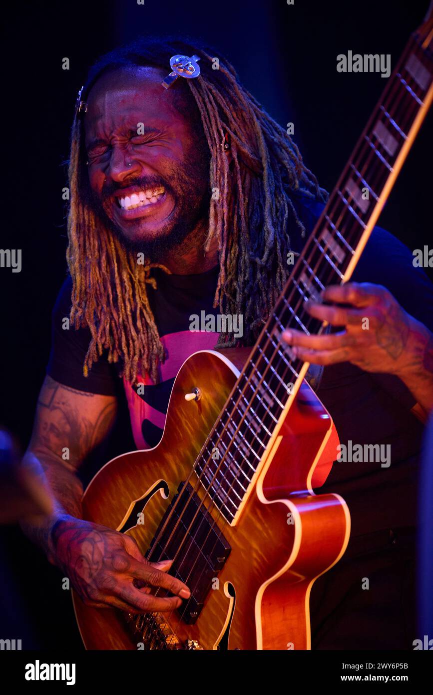 London, United Kingdom. 3rd Apr 2024. American musician Thundercat (aka ...