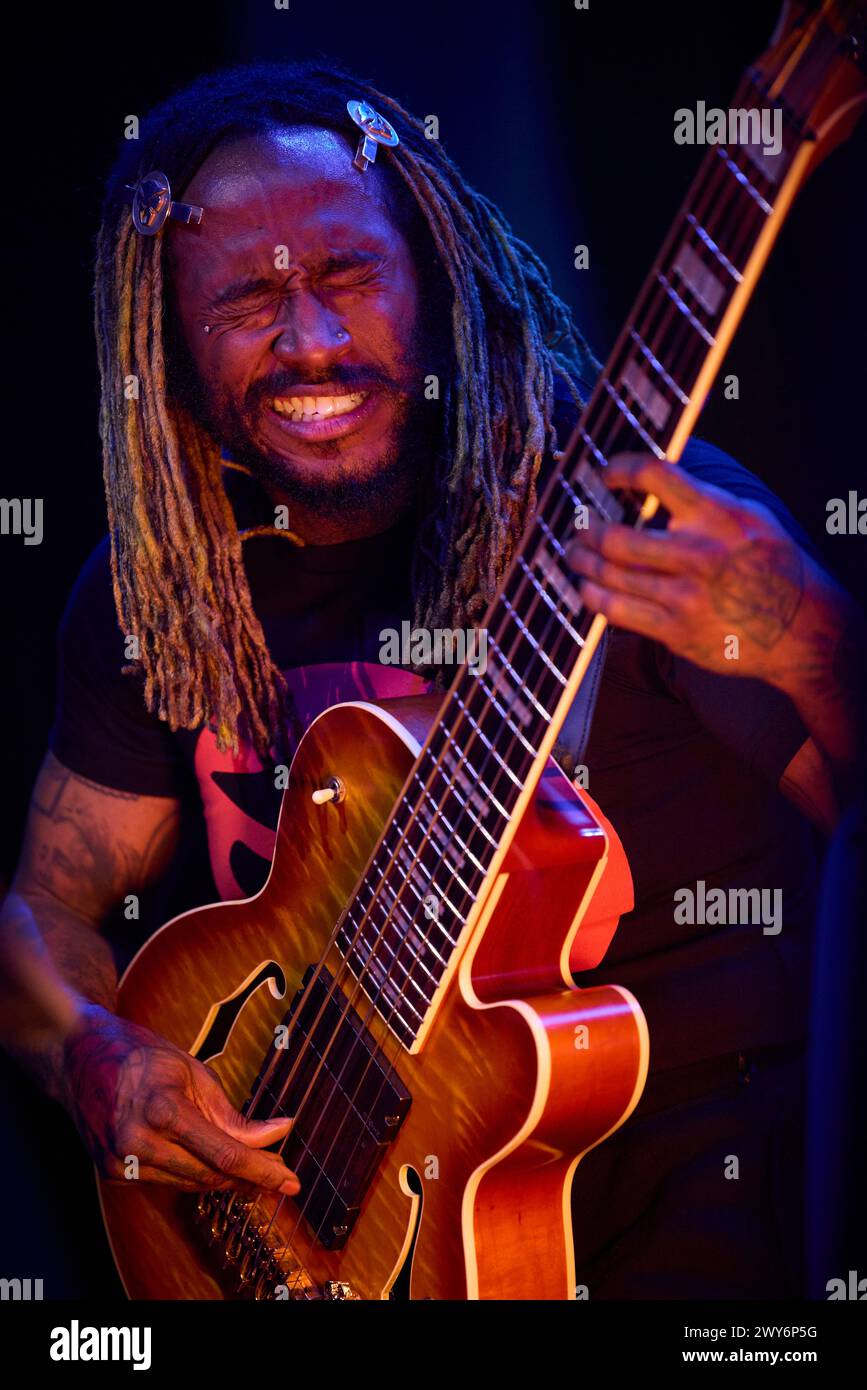 London, United Kingdom. 3rd Apr 2024. American musician Thundercat (aka ...