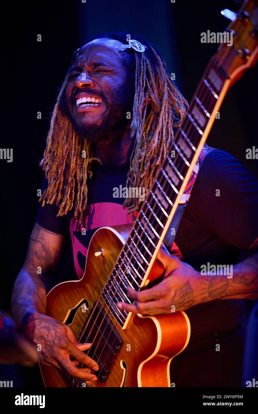 London, United Kingdom. 3rd Apr 2024. American musician Thundercat (aka ...