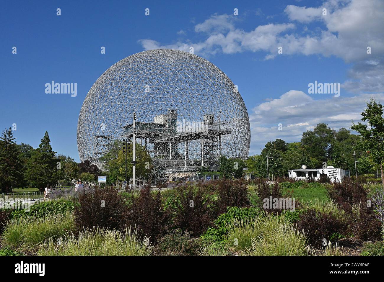 Canada, Quebec, Montreal, Saint Helen's Island in the Saint Lawrence ...