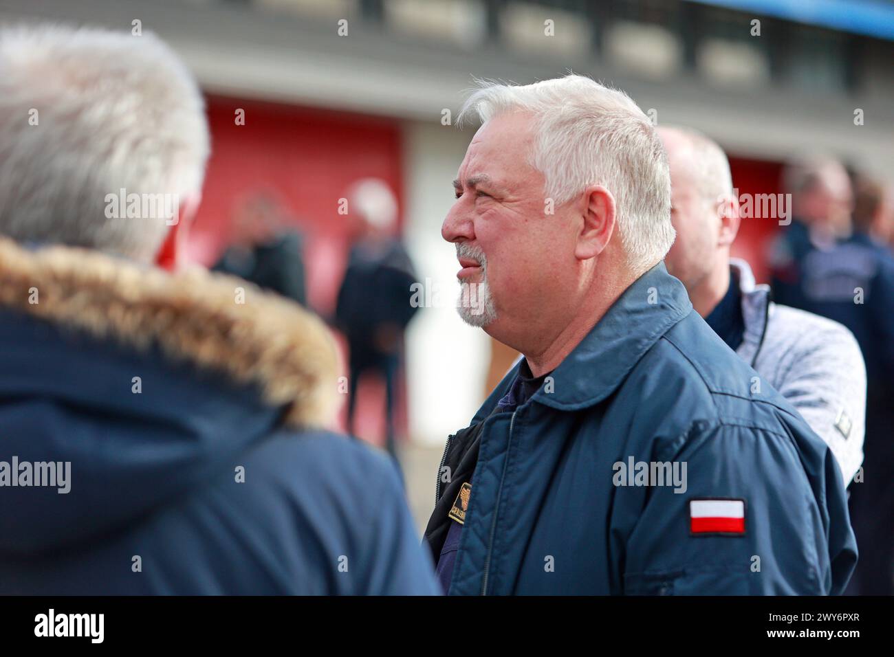 Ballenstedt, Germany. 04th Apr, 2024. Polish pilot Maciej Lewandowski ...