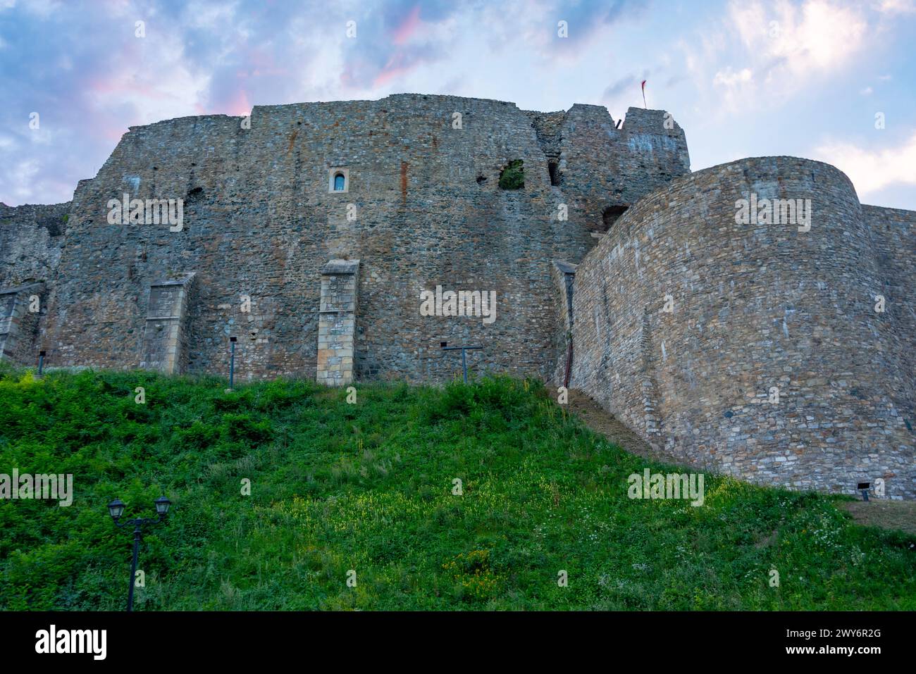 Panorama view of Neamt citadel in Romania Stock Photo - Alamy