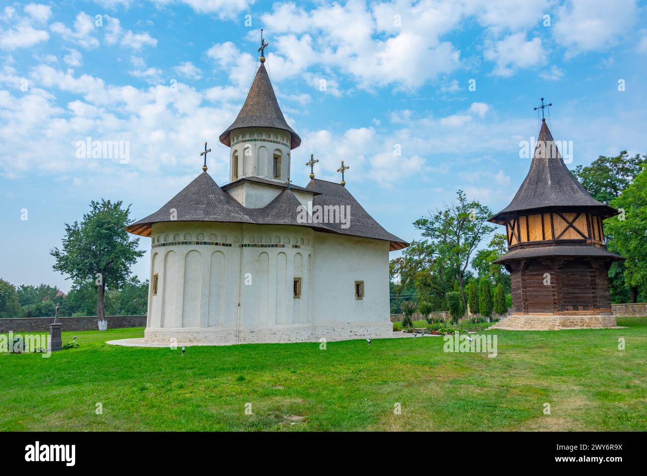 Holy Cross Church Ensemble in Patrauti, Romania Stock Photo - Alamy