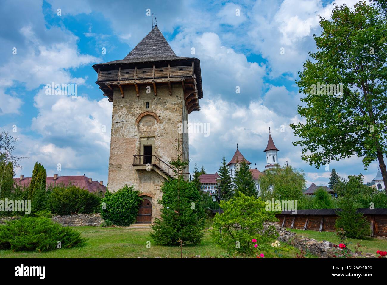 Summer at the Humor monastery in Romania Stock Photo - Alamy