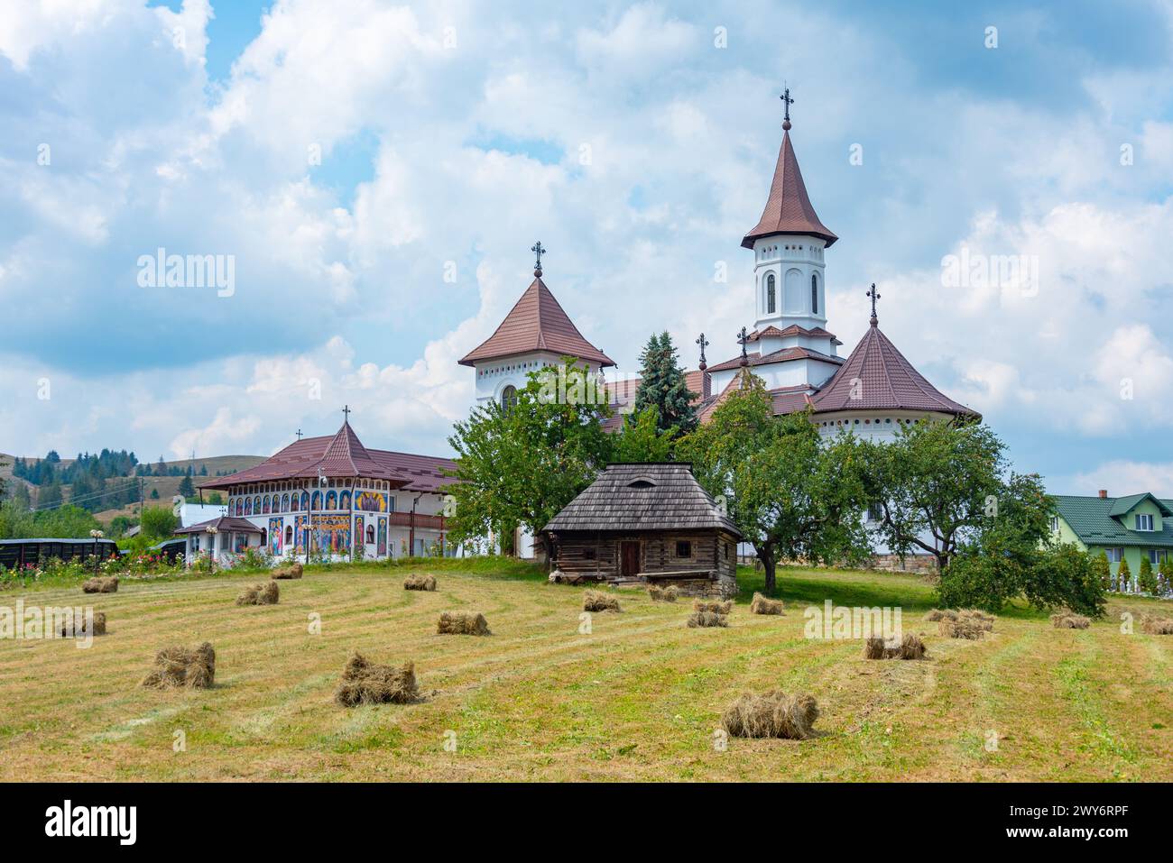 Summer at the Humor monastery in Romania Stock Photo - Alamy