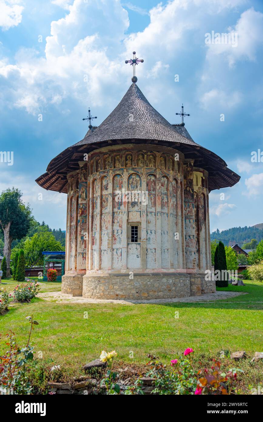 Summer at the Humor monastery in Romania Stock Photo - Alamy