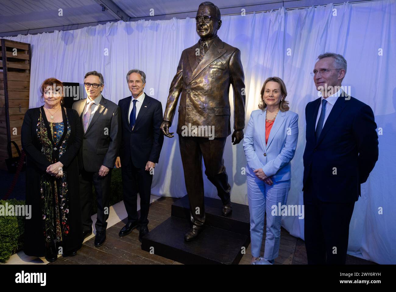Secretary Antony J. Blinken hosts a NATO 75th Anniversary reception in ...