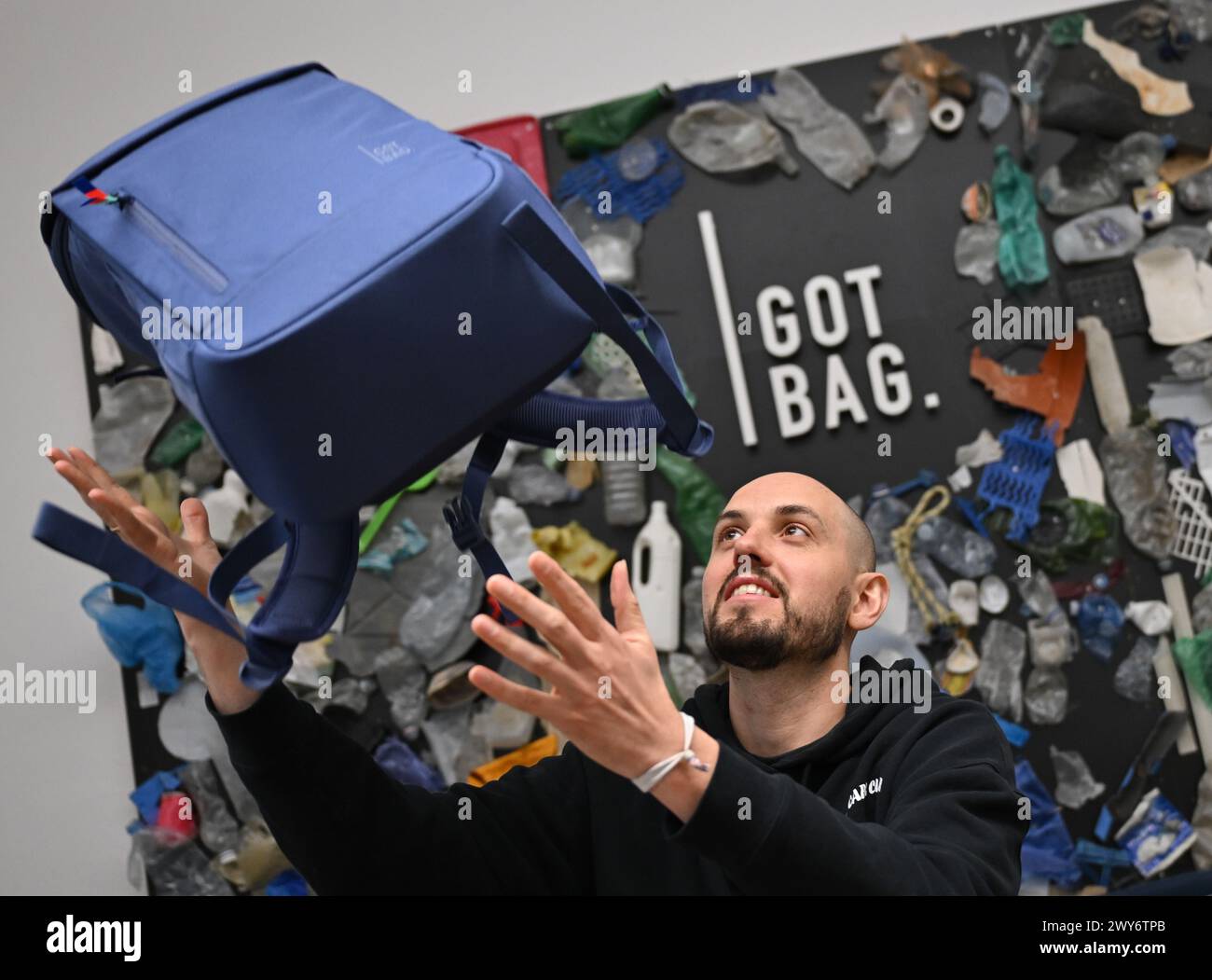 Mainz, Germany. 04th Apr, 2024. Benjamin Mandos, founder of Mainz-based ...
