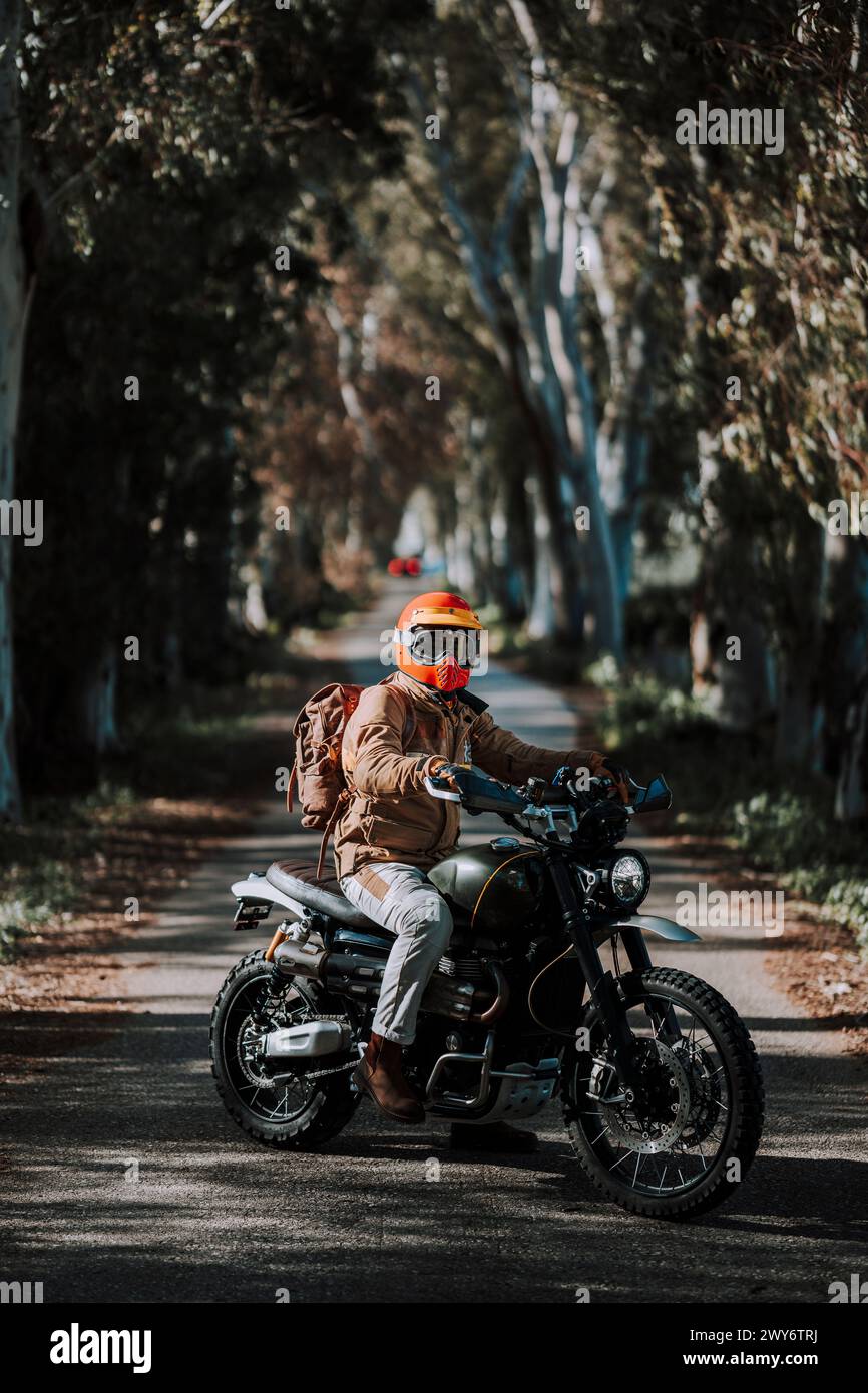 Riding on forest road hi-res stock photography and images - Alamy