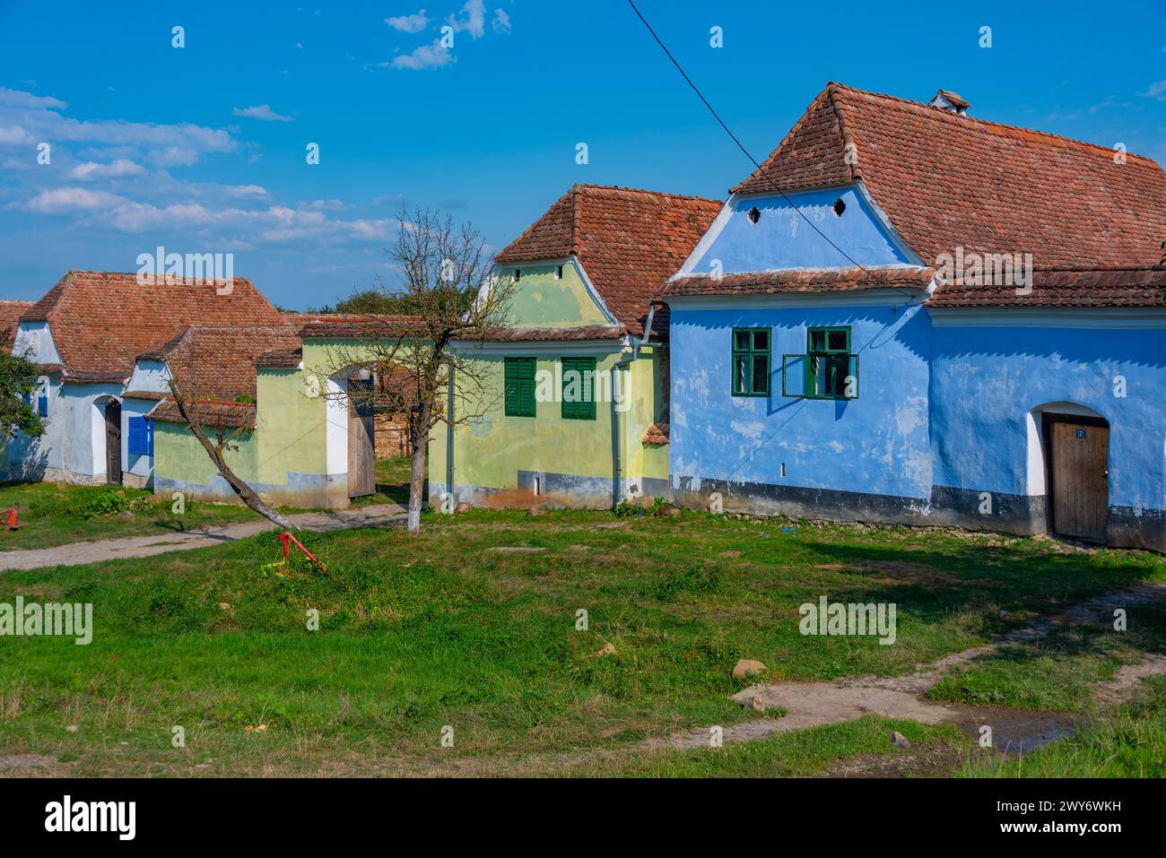 Typical romanian village houses hi-res stock photography and images - Alamy
