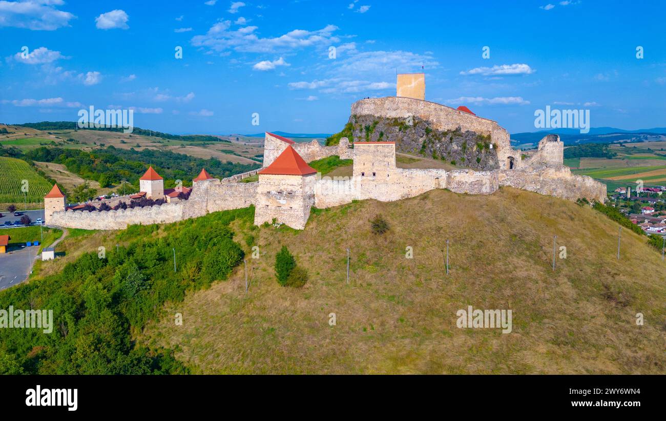 Panorama view of Rupea citadel in Romania Stock Photo - Alamy