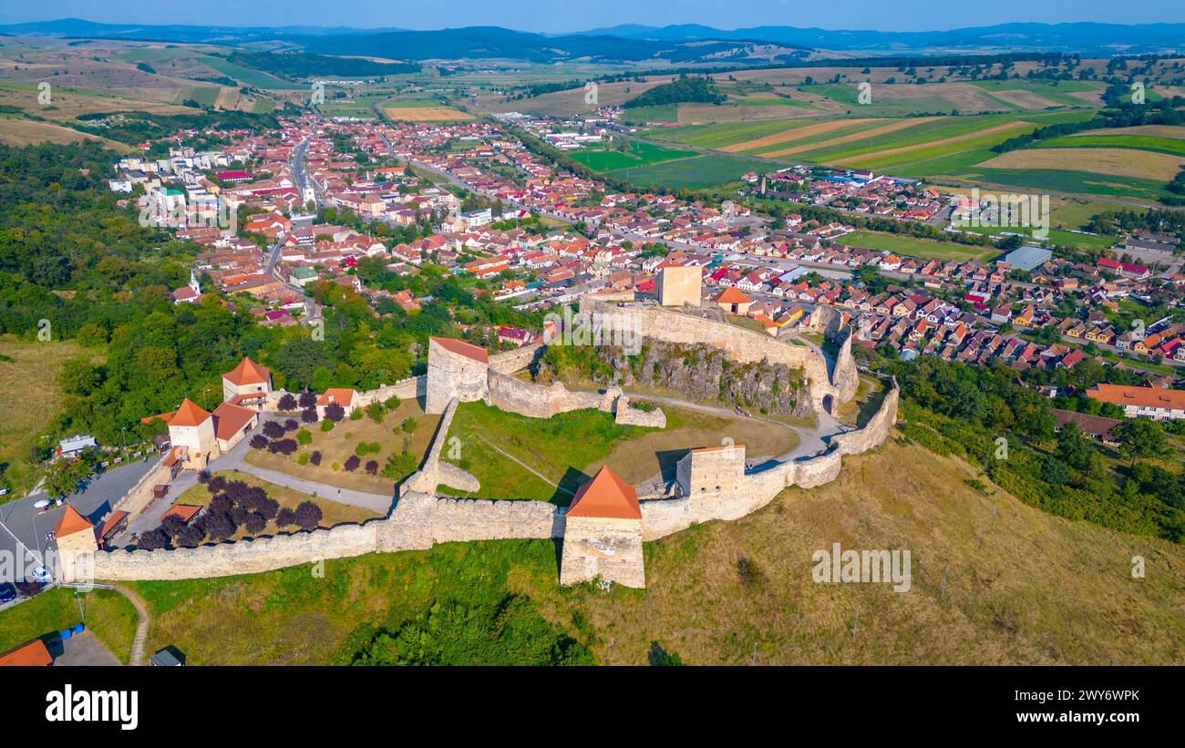 Panorama view of Rupea citadel in Romania Stock Photo - Alamy