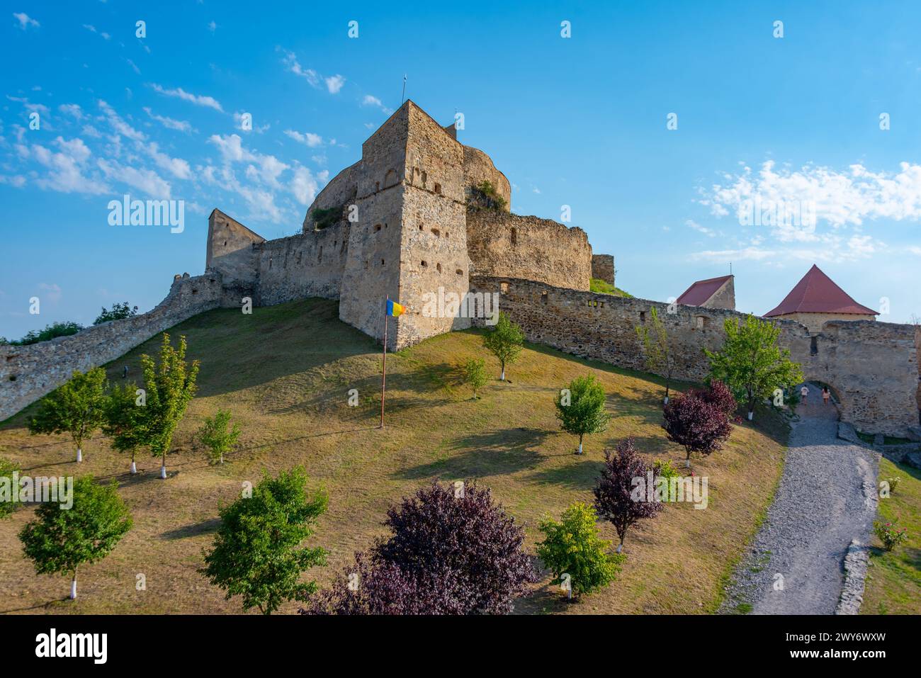Panorama view of Rupea citadel in Romania Stock Photo - Alamy