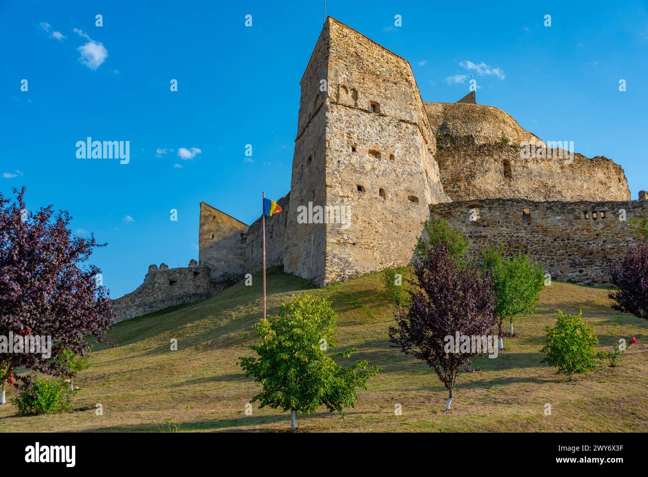 Panorama view of Rupea citadel in Romania Stock Photo - Alamy