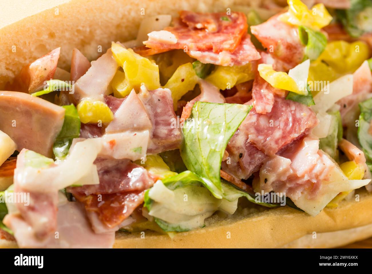 Chopped italian sub hi-res stock photography and images - Alamy