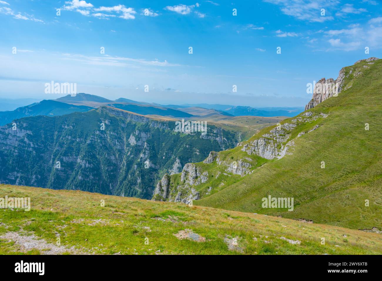 Summer day at Bucegi mountains in Romania Stock Photo - Alamy