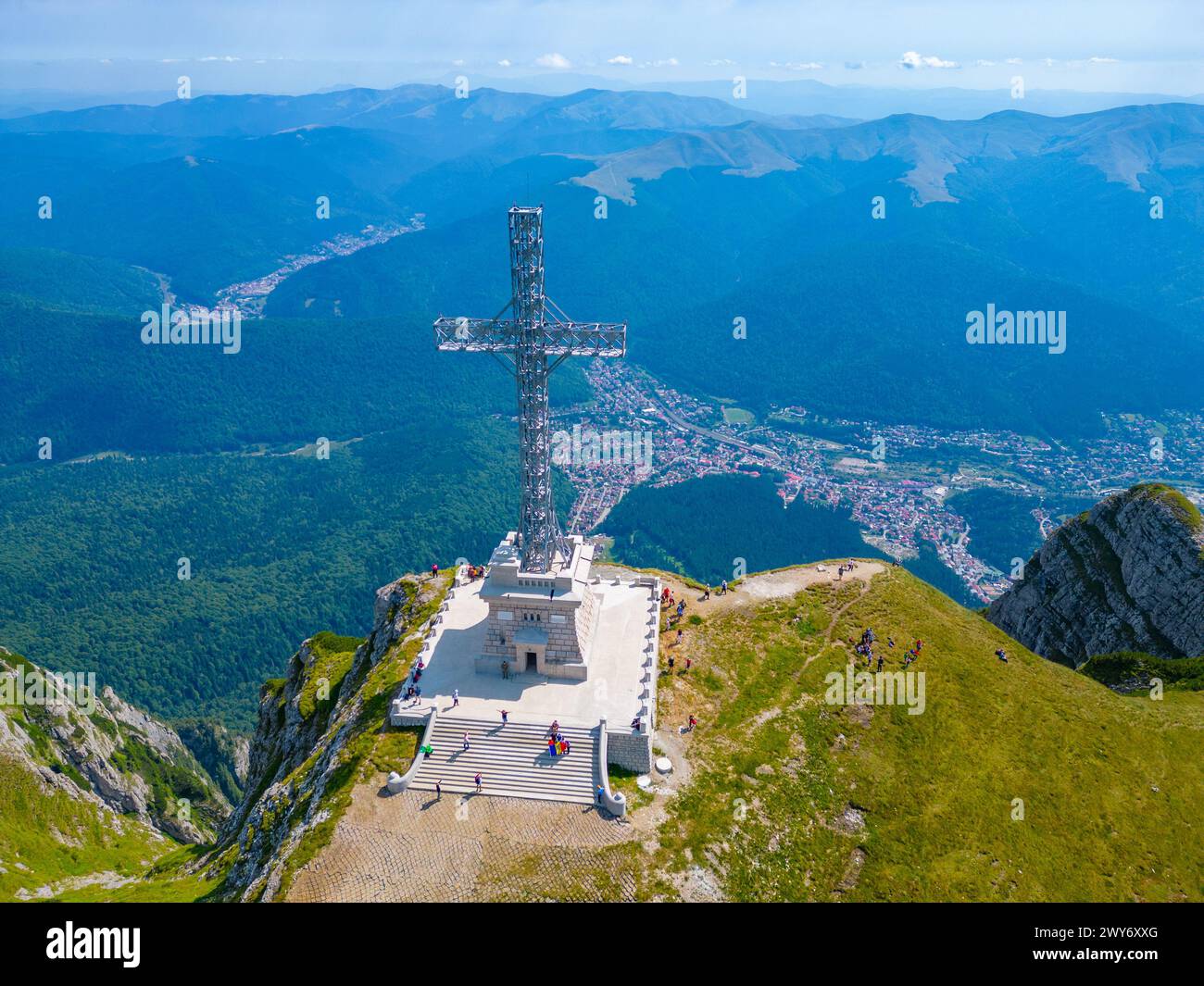Caraiman peak cross heroes hi-res stock photography and images - Alamy