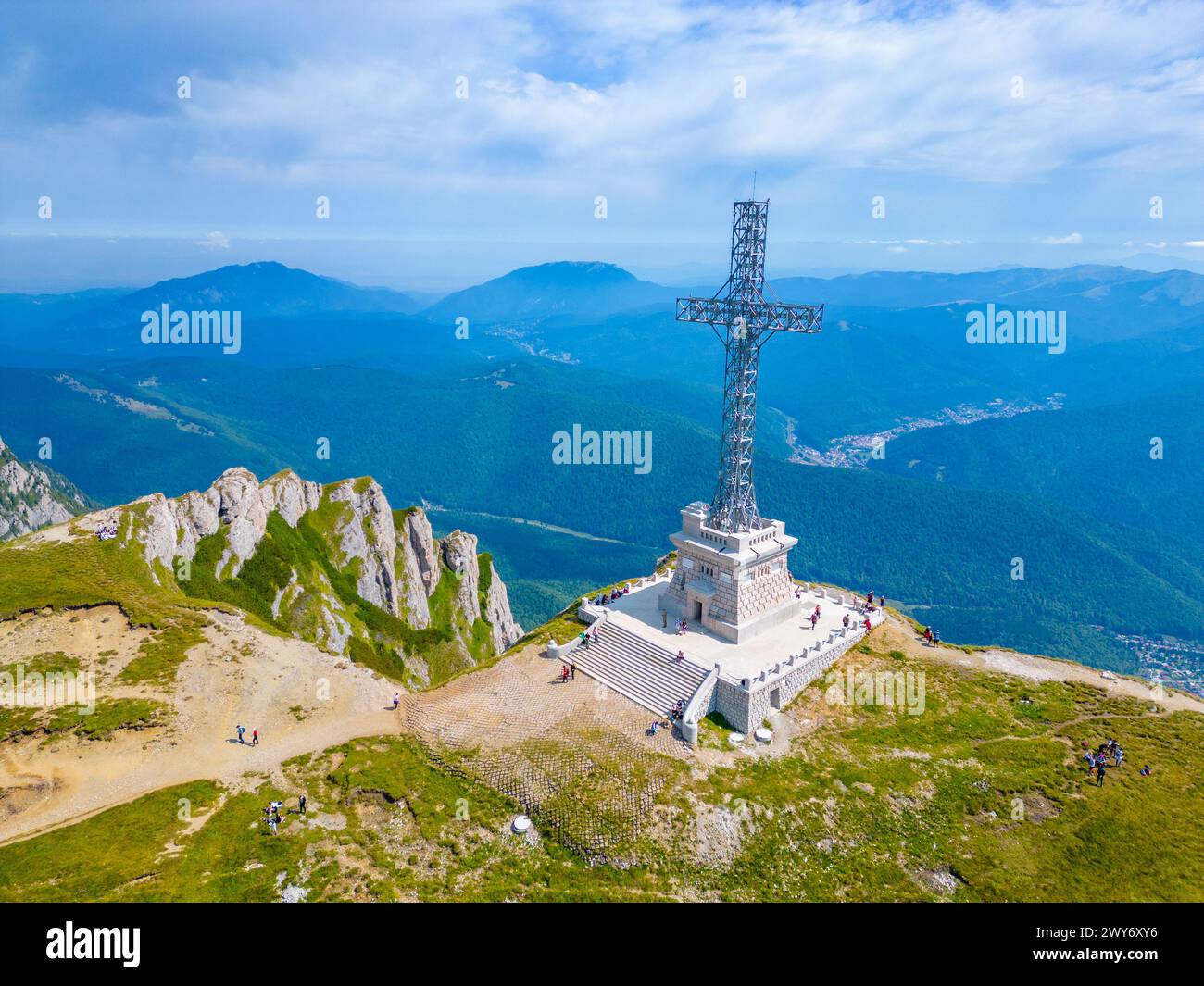 Caraiman peak cross heroes hi-res stock photography and images - Alamy