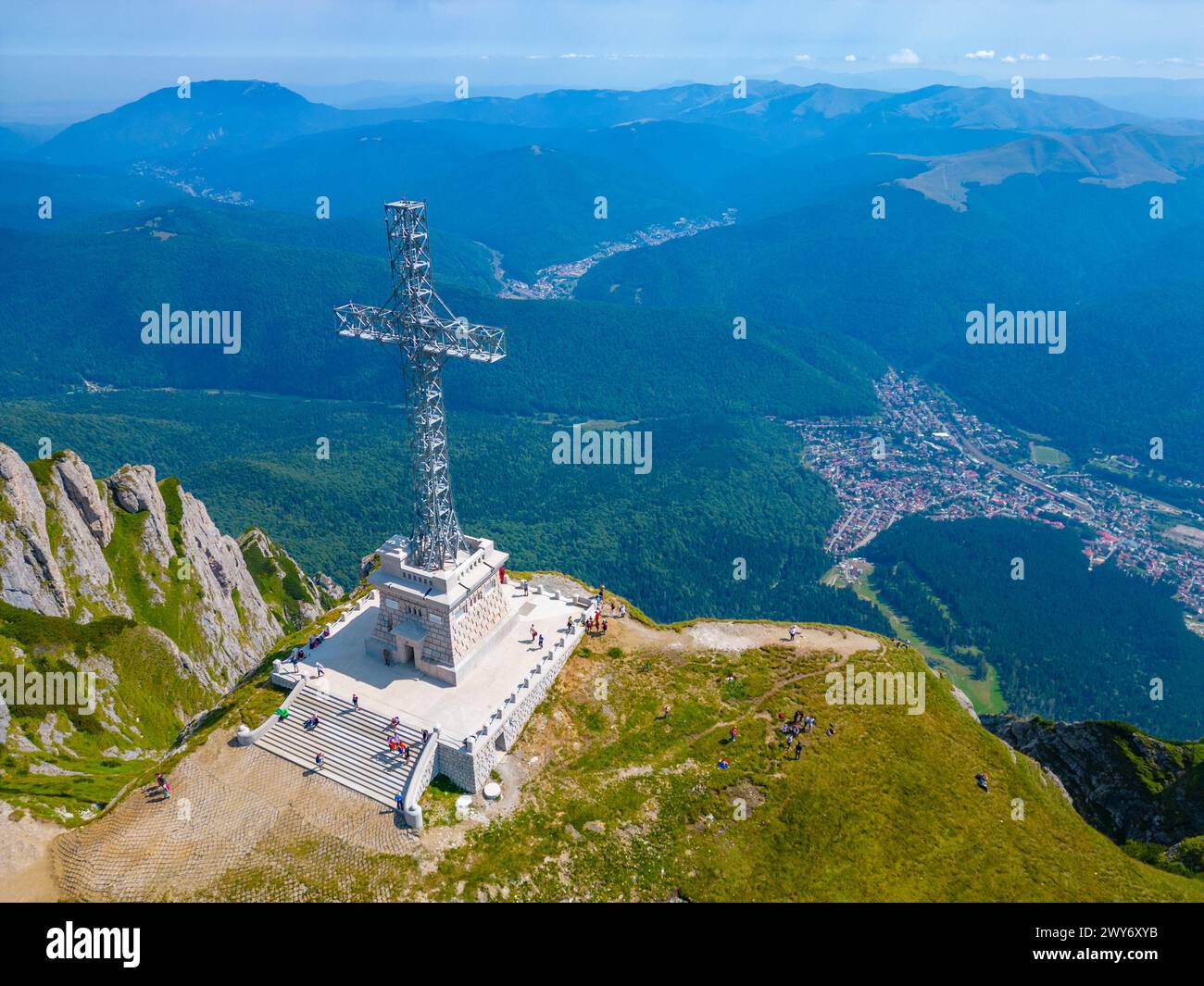 Caraiman peak cross heroes hi-res stock photography and images - Alamy