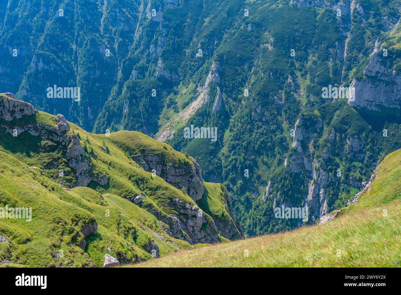 Summer day at Bucegi mountains in Romania Stock Photo - Alamy
