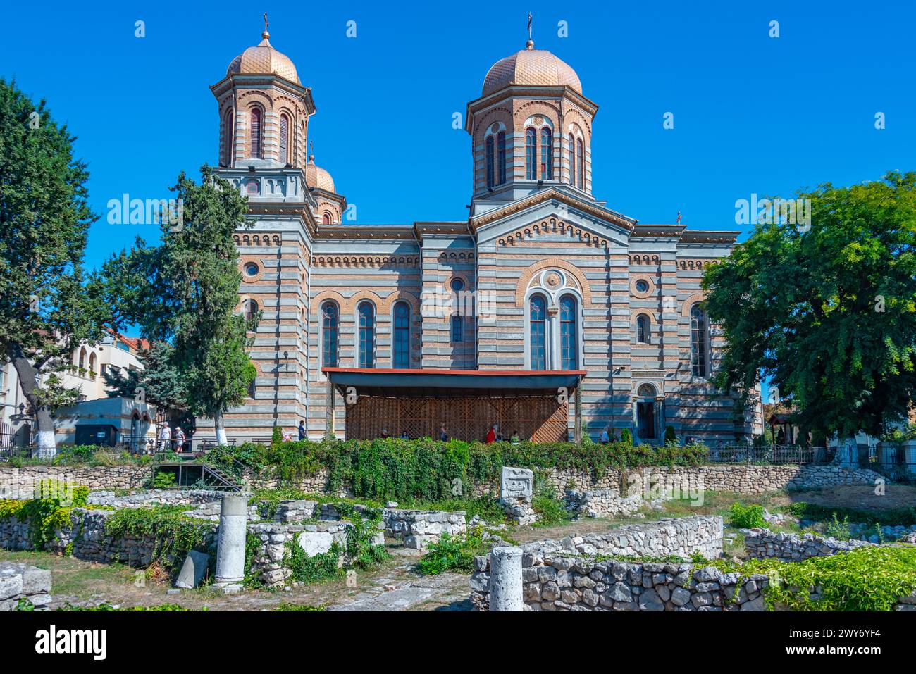 Cathedral of Saints Peter and Paul in Constanta, Romania Stock Photo ...